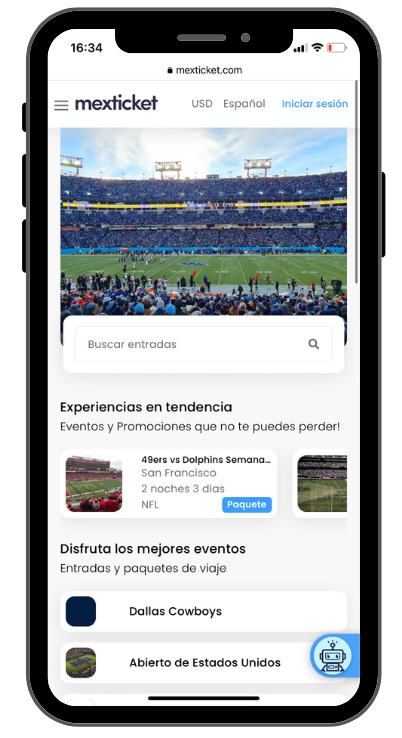 Ticketero - Plataforma de entradas a espectáculos y viajes